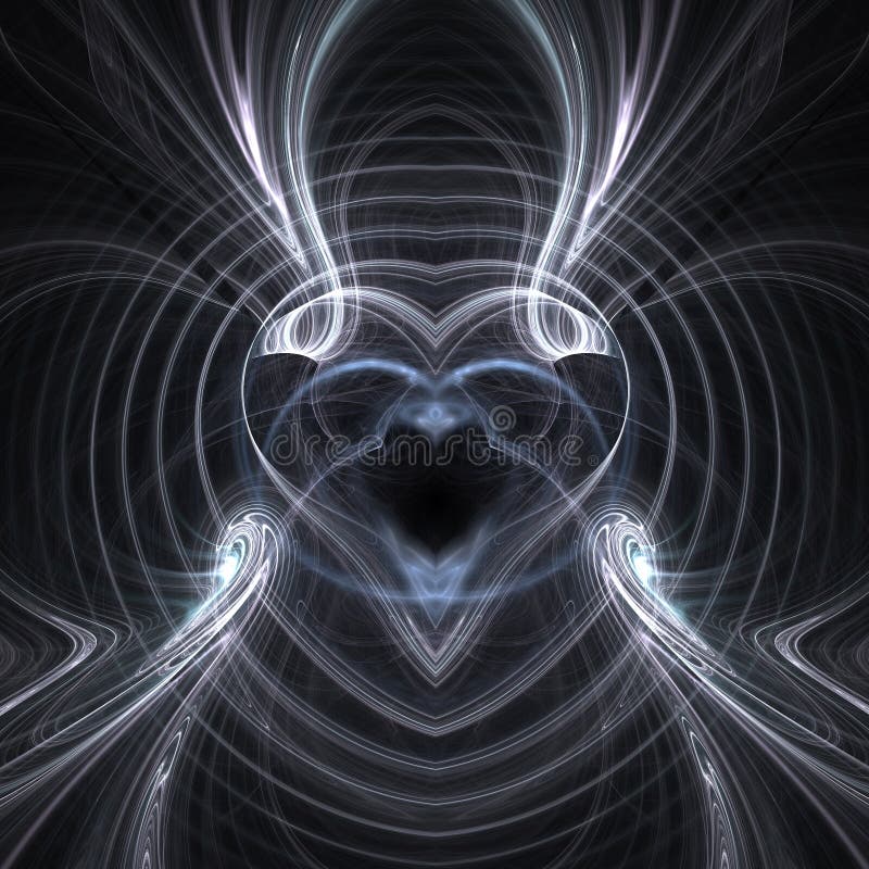 Smokey heart stock illustration. Illustration of artistic - 4591215