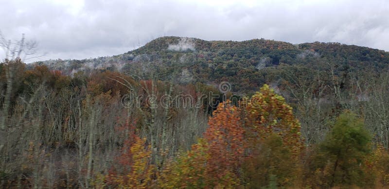 Smokey Mountains in fall stock photo. Image of trees - 163109138