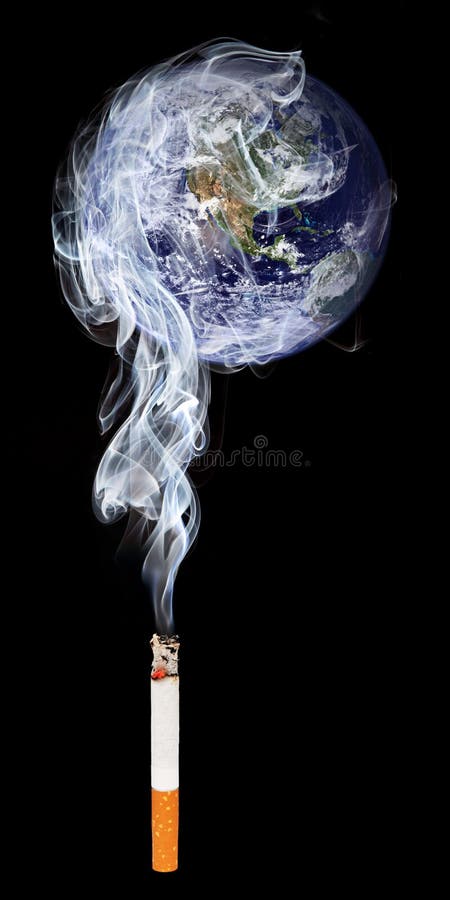 Smoking Earth stock photo. Image of burning, pollution - 2888132