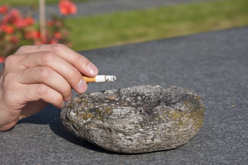 Smoking stock photo. Image of hand, granite, addiction - 23158290
