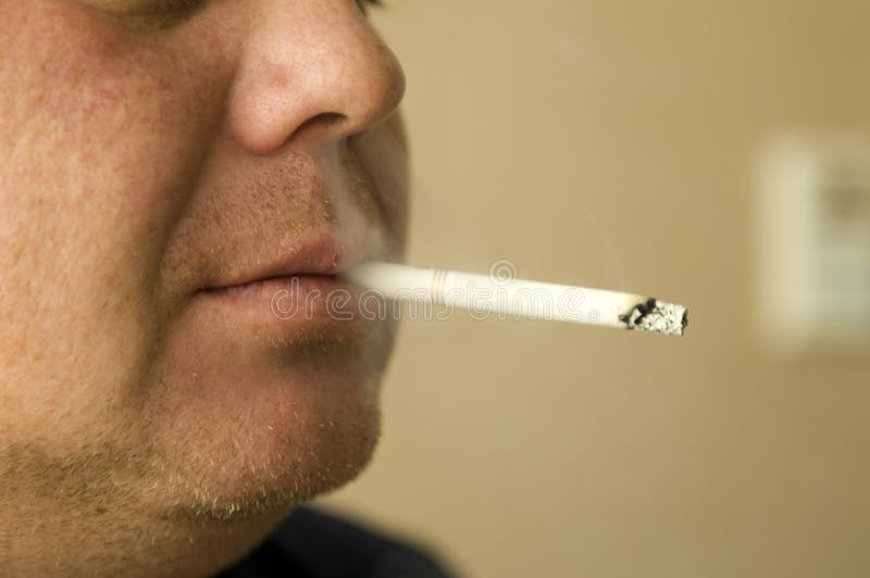 Smoking addict stock photo. Image of drugs, addiction - 13465756