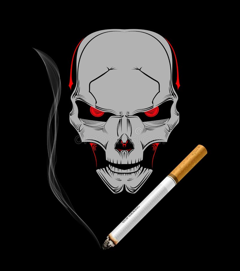 Smoking Addiction Devil stock image. Image of medical - 27766453