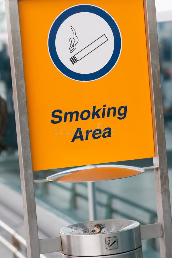 Smoking area stock image. Image of health, smoker, prohibition - 22227245