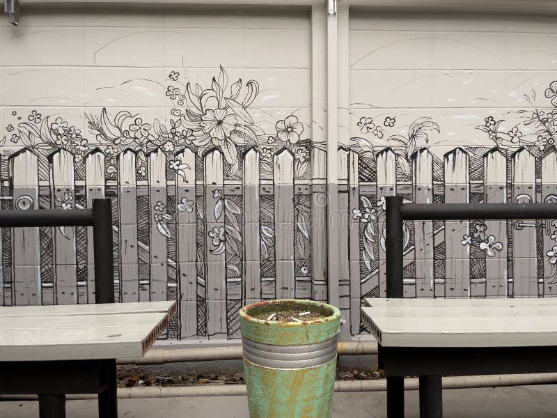 Dedicated smoking areas. stock photo. Image of areas - 232074272