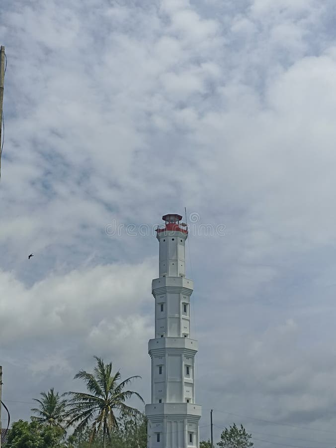 A Lighthouse Tower in Kebumen, Indonesia Stock Image - Image of ...