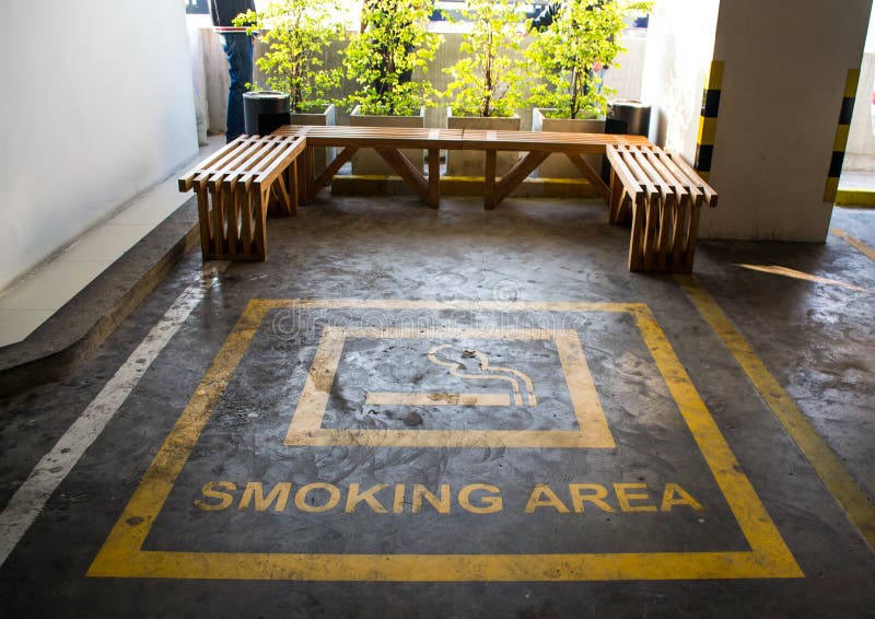 Smoking area stock photo. Image of cancer, place, abstain - 36339996