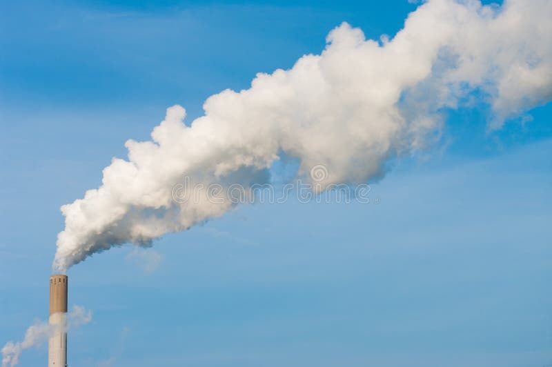 Smoking chimney stock photo. Image of clear, chimney - 24484014
