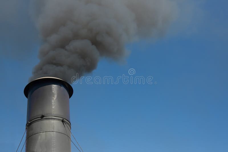 Smoking chimney stock photo. Image of environment, energy - 28965768
