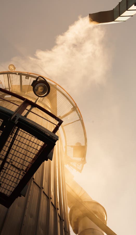 Smoking chimney of factory stock photo. Image of industry - 46175486