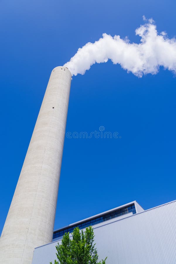 Smoking chimney stock photo. Image of emission, smoking - 257850576