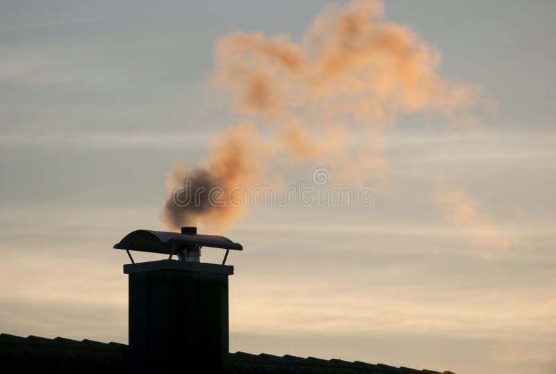 Smoking chimney 2 stock image. Image of pollution, energy - 35676767