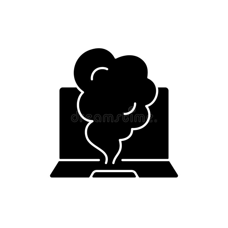 Overheating Computer Stock Illustrations – 148 Overheating Computer ...