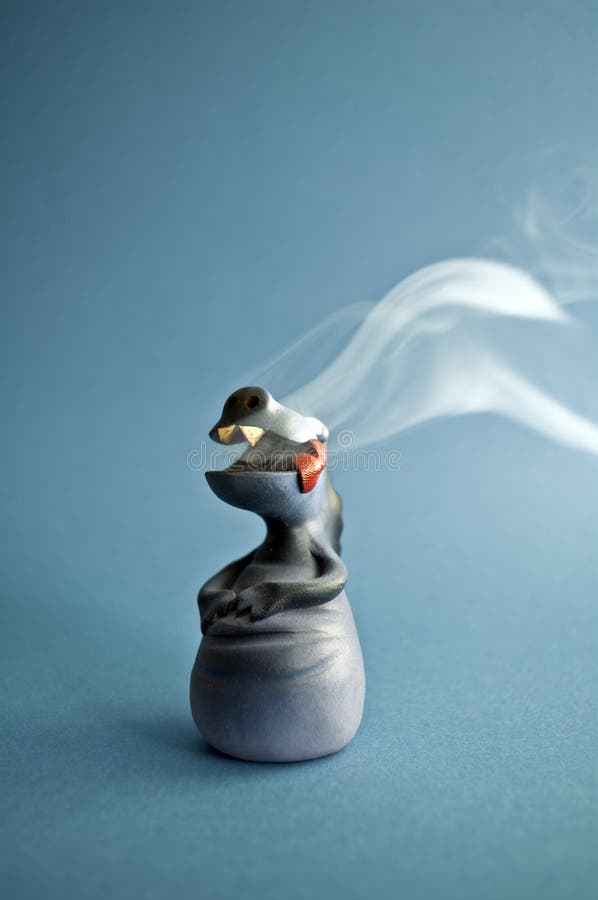 Smoking dragon stock photo. Image of decoration, decor - 7808658