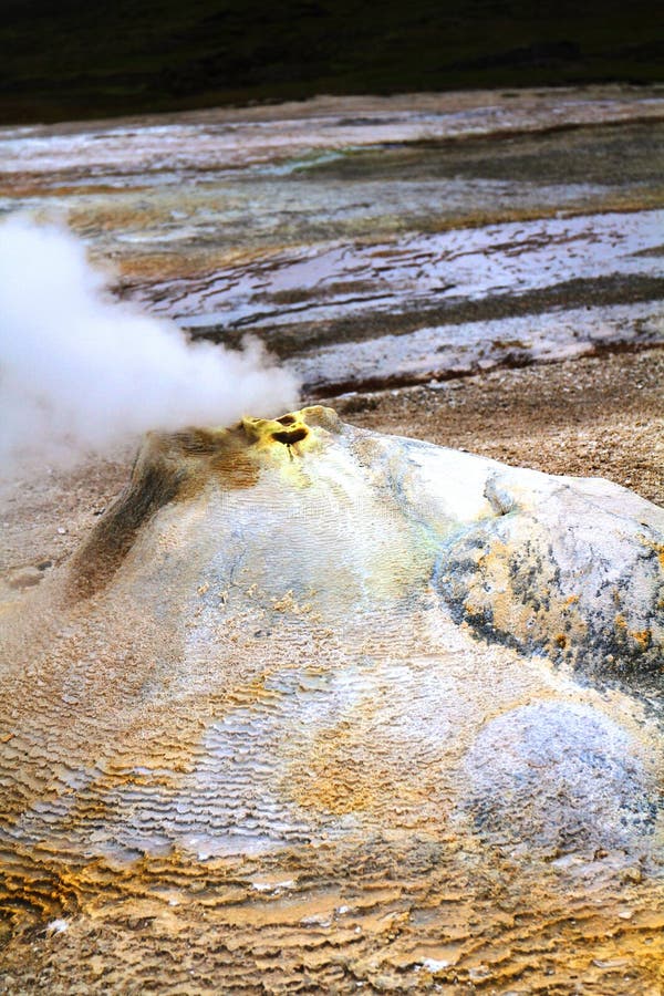 Hveravellir Geothermal Park Stock Image - Image of fumarole, energy ...