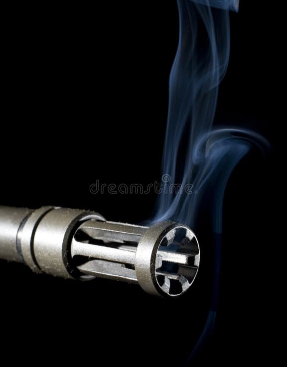 Smoking gun stock image. Image of firearm, smoking, muzzle - 11100697