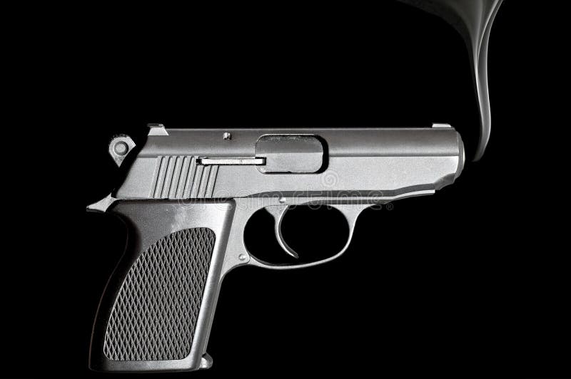 Smoking gun stock image. Image of handgun, criminal, concept - 2966341