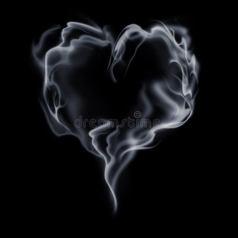 Smokey heart stock illustration. Illustration of artistic - 4591215
