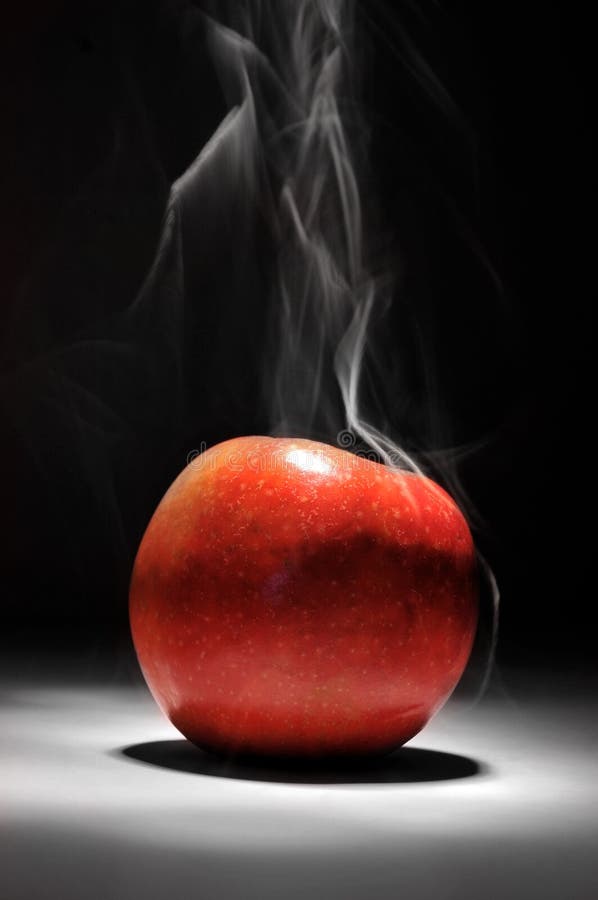 Smoking Hot Apple stock image. Image of apple, healthcare - 19813099