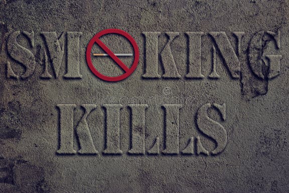 Warning Sign Smoking Kills Stock Illustrations – 38 Warning Sign ...