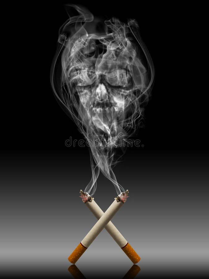 Smoking kills concept stock illustration. Illustration of deadly - 49088688