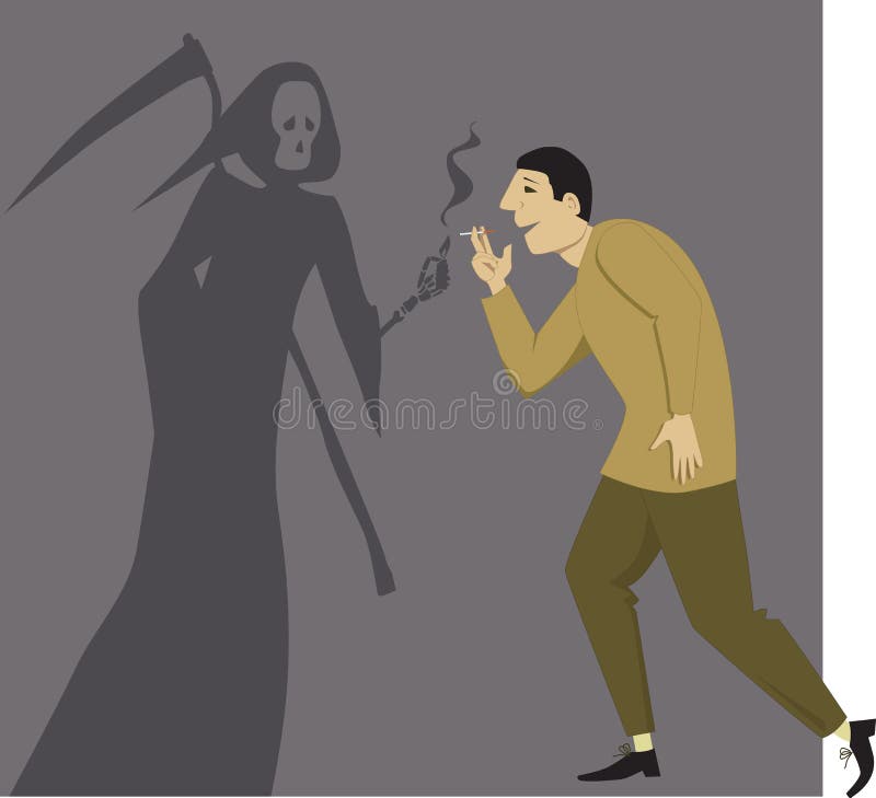 Grim Reaper Smoking Stock Illustrations – 16 Grim Reaper Smoking Stock ...