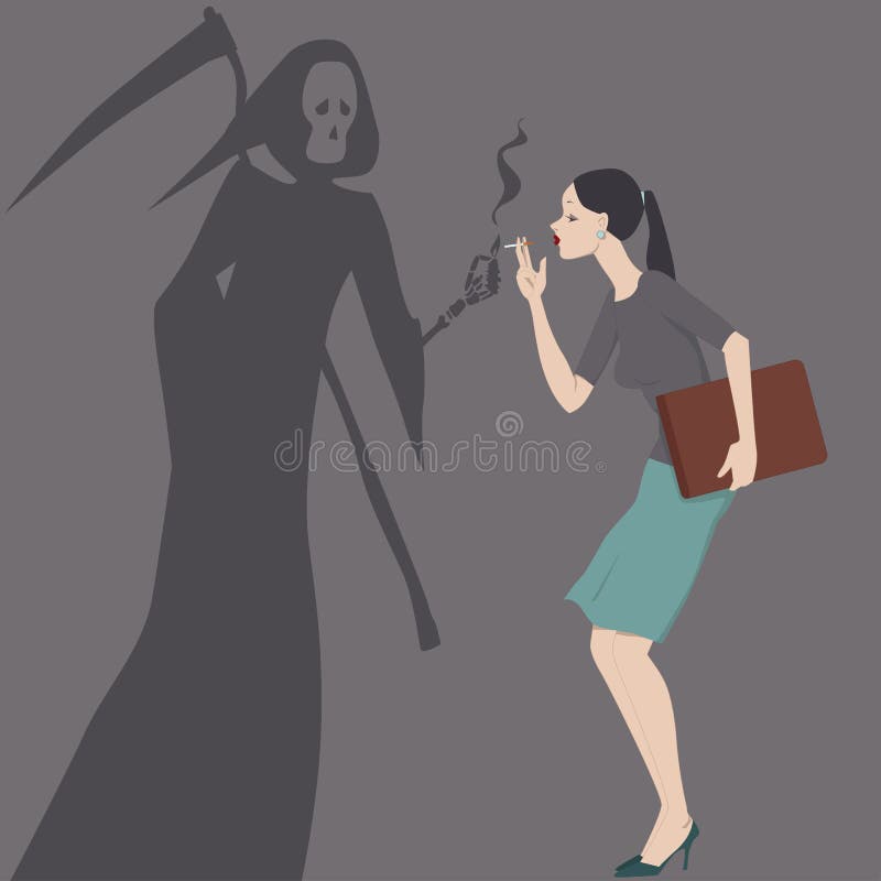 Grim Reaper Smoking Stock Illustrations – 16 Grim Reaper Smoking Stock ...