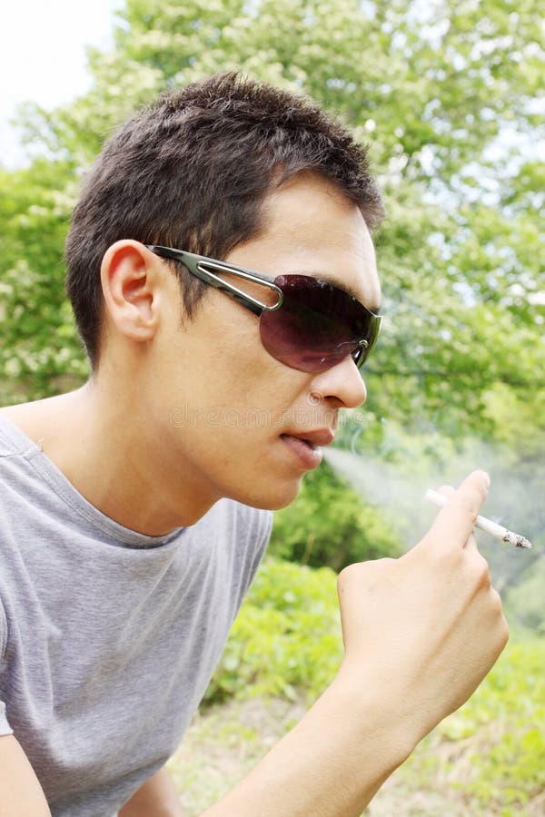 Smoking man stock photo. Image of healthcare, harm, fume - 26199664