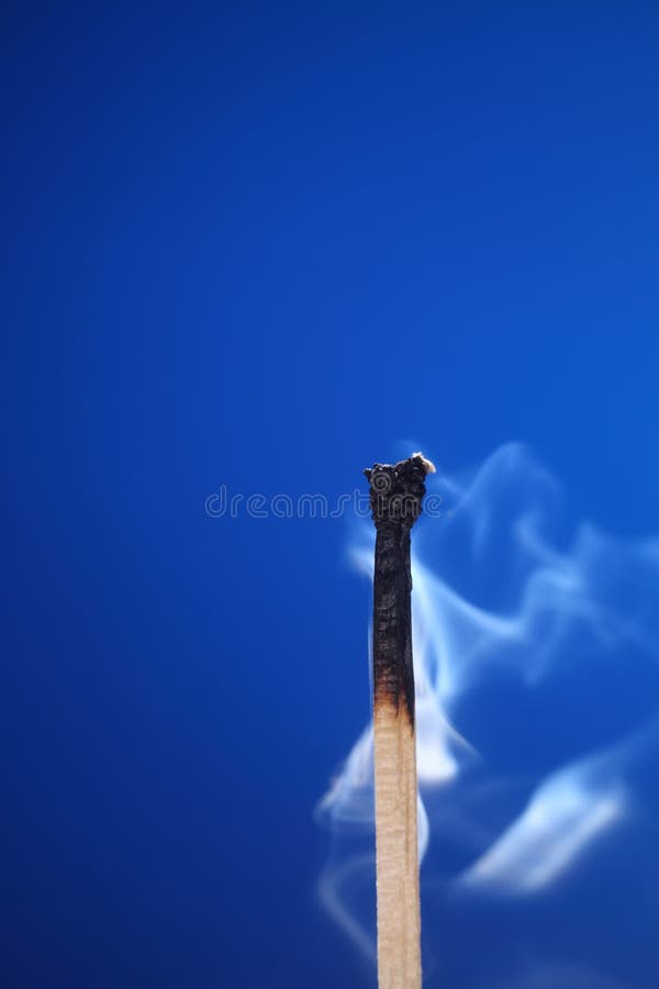 Smoking Match stock photo. Image of matchstick, burnt - 25877402