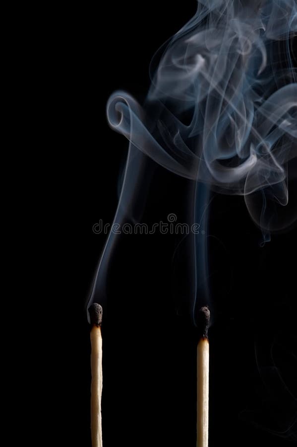 Smoking matches stock image. Image of matchstick, burnt - 24464873