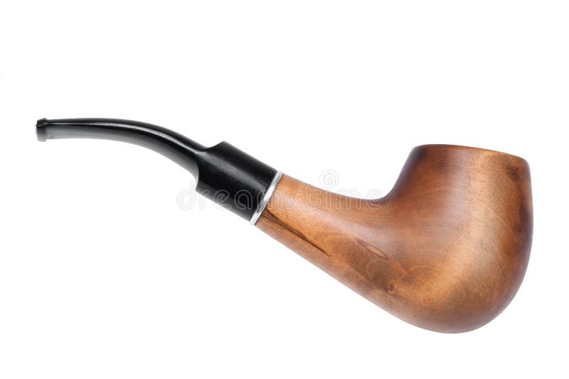 Professional Sherlock Holmes Type Detective Pipe Stock Photo - Image of ...