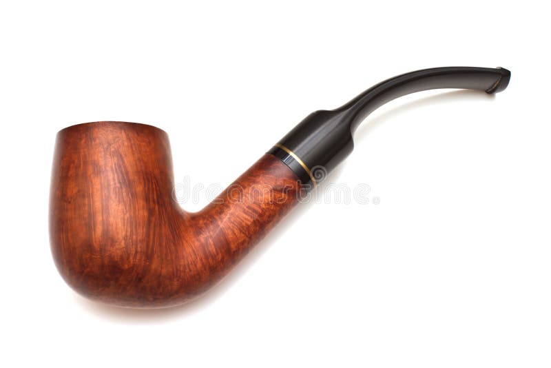 Professional Sherlock Holmes Type Detective Pipe Stock Photo - Image of ...