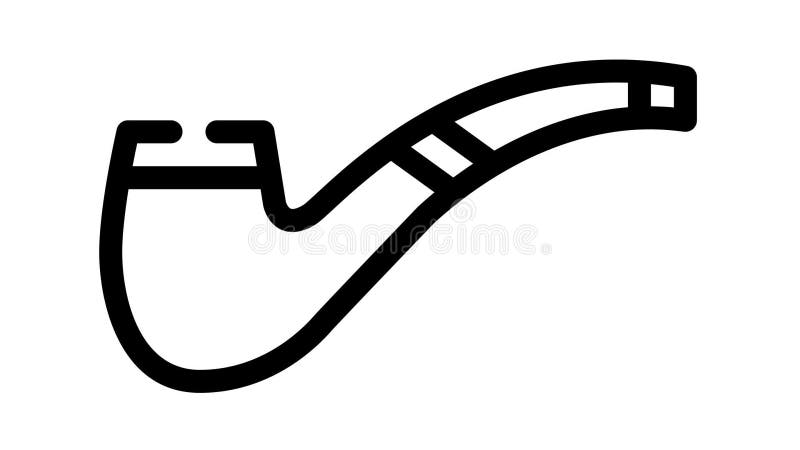 Smoking Pipe Black Icon Animation Stock Footage - Video of graphic ...