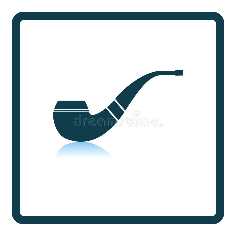 Smoking Pipe Icon stock vector. Illustration of closeup - 209261059
