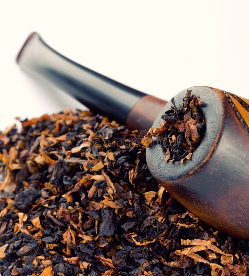 Smoking Pipe Cuban Cigar and Liquor Stock Photo - Image of manager ...