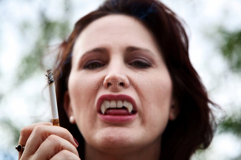 Smoking Vampire stock image. Image of face, undead, frightening - 11378361
