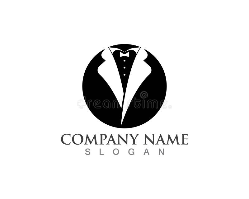 Smokingman Logo Symbols Black Icons Template Vektor Illustrationer ...