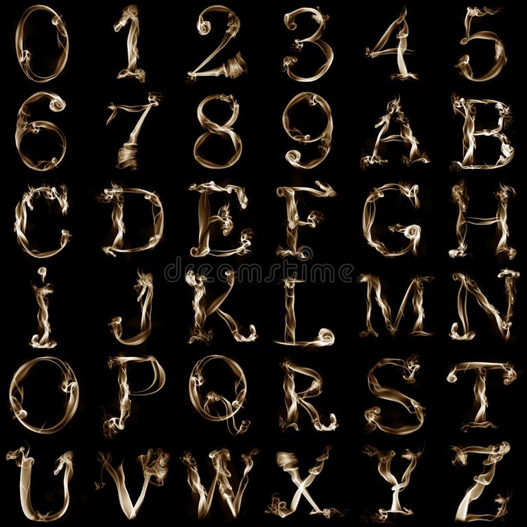 Smoky Letters Stock Illustrations – 120 Smoky Letters Stock ...