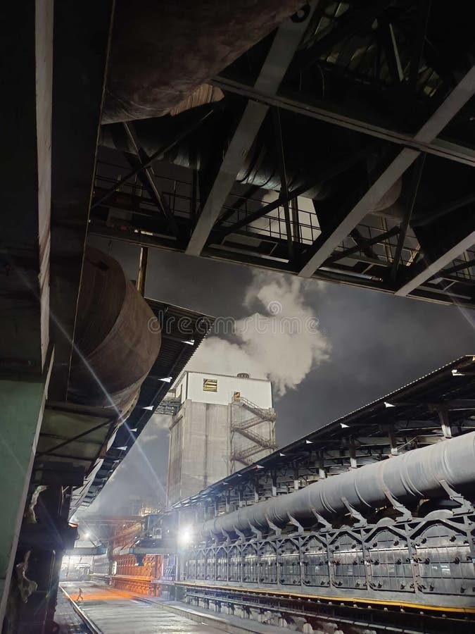 Smoky Factory Infrastructure Stock Photo - Image of aviation ...