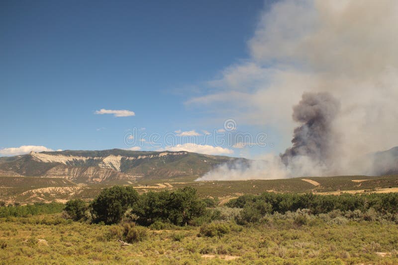 Smoky landscape stock photo. Image of unknown, environment - 93776328