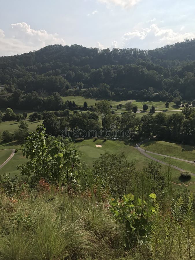 Smoky Mountains Golf stock photo. Image of north, smoky - 125867638