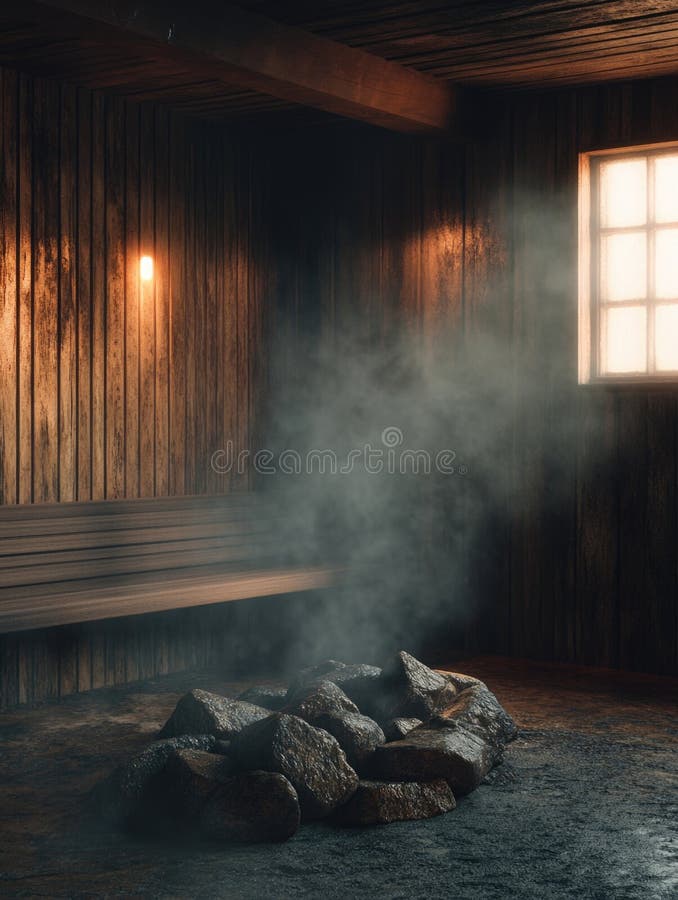 Smoky Room with Rocks stock photo. Image of mysterious - 381893686