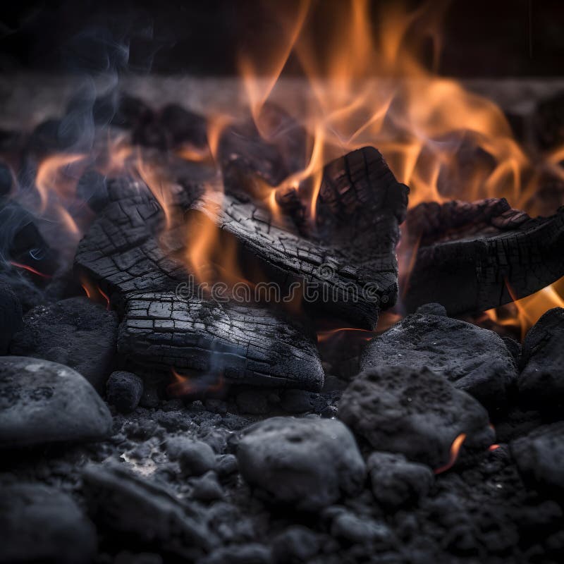 Smoldering Coal Stock Illustrations – 87 Smoldering Coal Stock ...