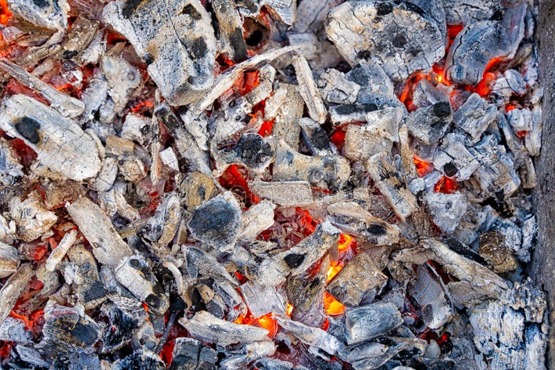 Smoldering Embers As a Background Image Stock Image - Image of ...