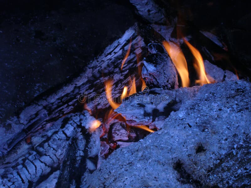 Smoldering fire stock image. Image of backgrounds, temperature - 66786181