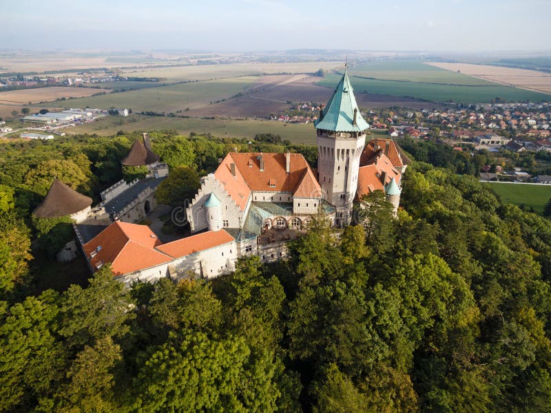 Smolenice castle, Slovakia stock image. Image of caste - 78948085