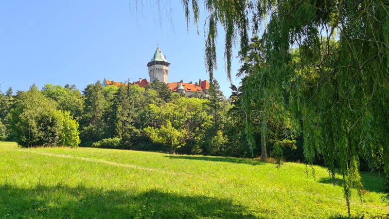Smolenicky Zamok Castle in Slovakia Stock Photo - Image of field ...