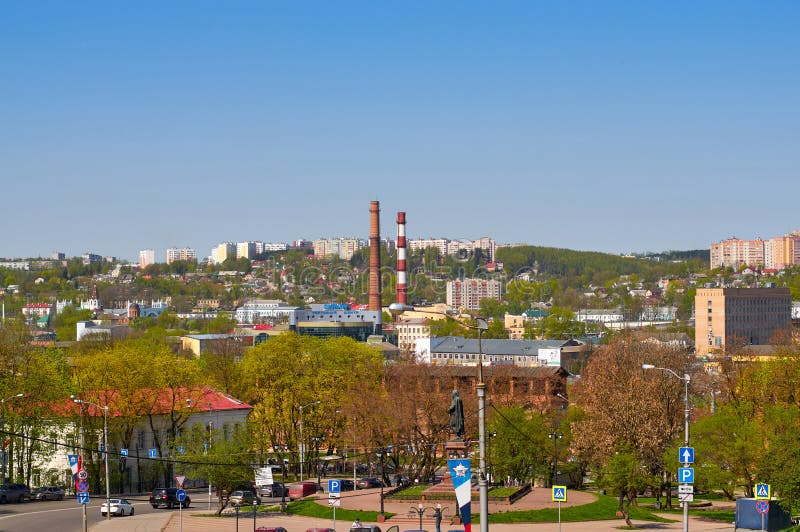 SMOLENSK, RUSSIA - MAY 03, 2018: View of the Smolensk Railway St ...