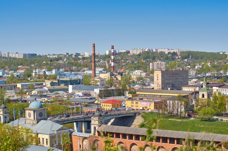 SMOLENSK, RUSSIA - MAY 03, 2018: View of the Smolensk Railway St ...