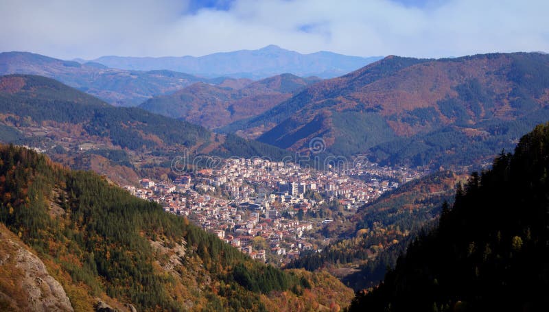 Smolyan stock photo. Image of landscape, houses, heritage - 38682980