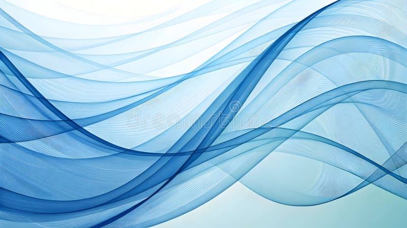 Abstract Background of Blue Veils Stock Illustration - Illustration of ...